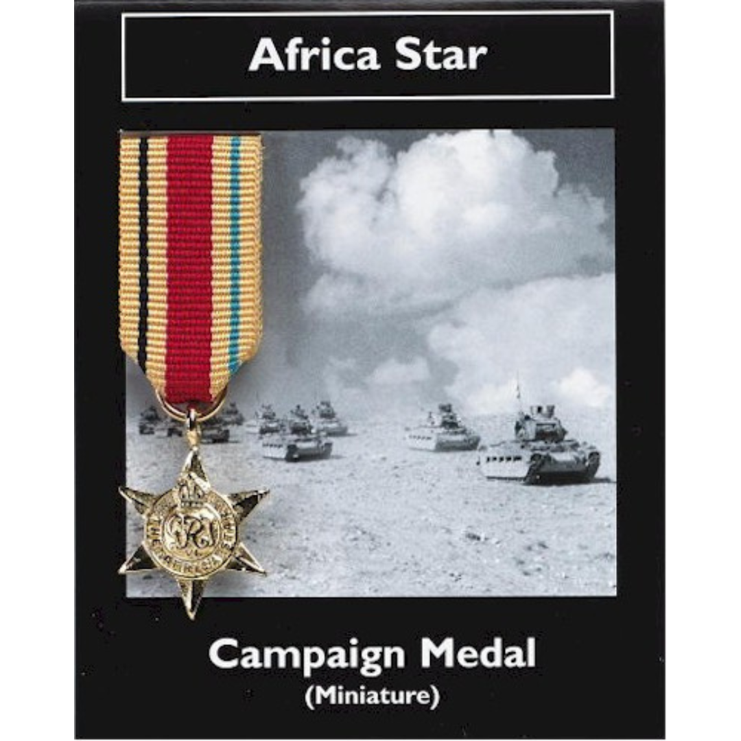 Miniature Medal - Africa Star - The Keep Military Museum