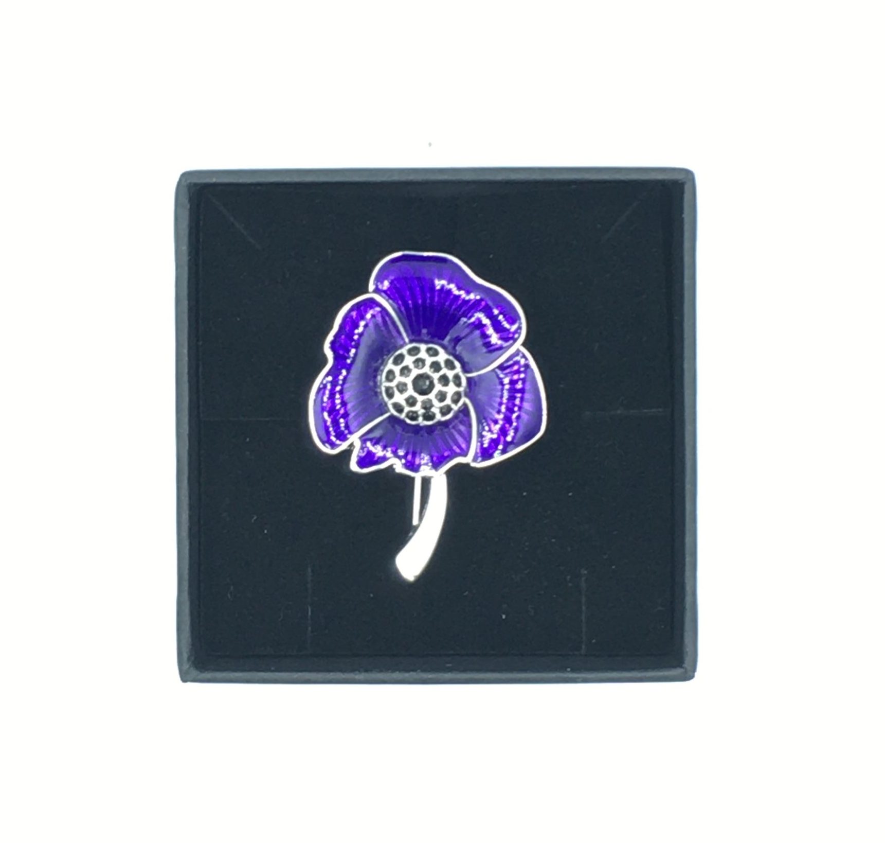 Purple Poppy Brooch - The Keep Military Museum