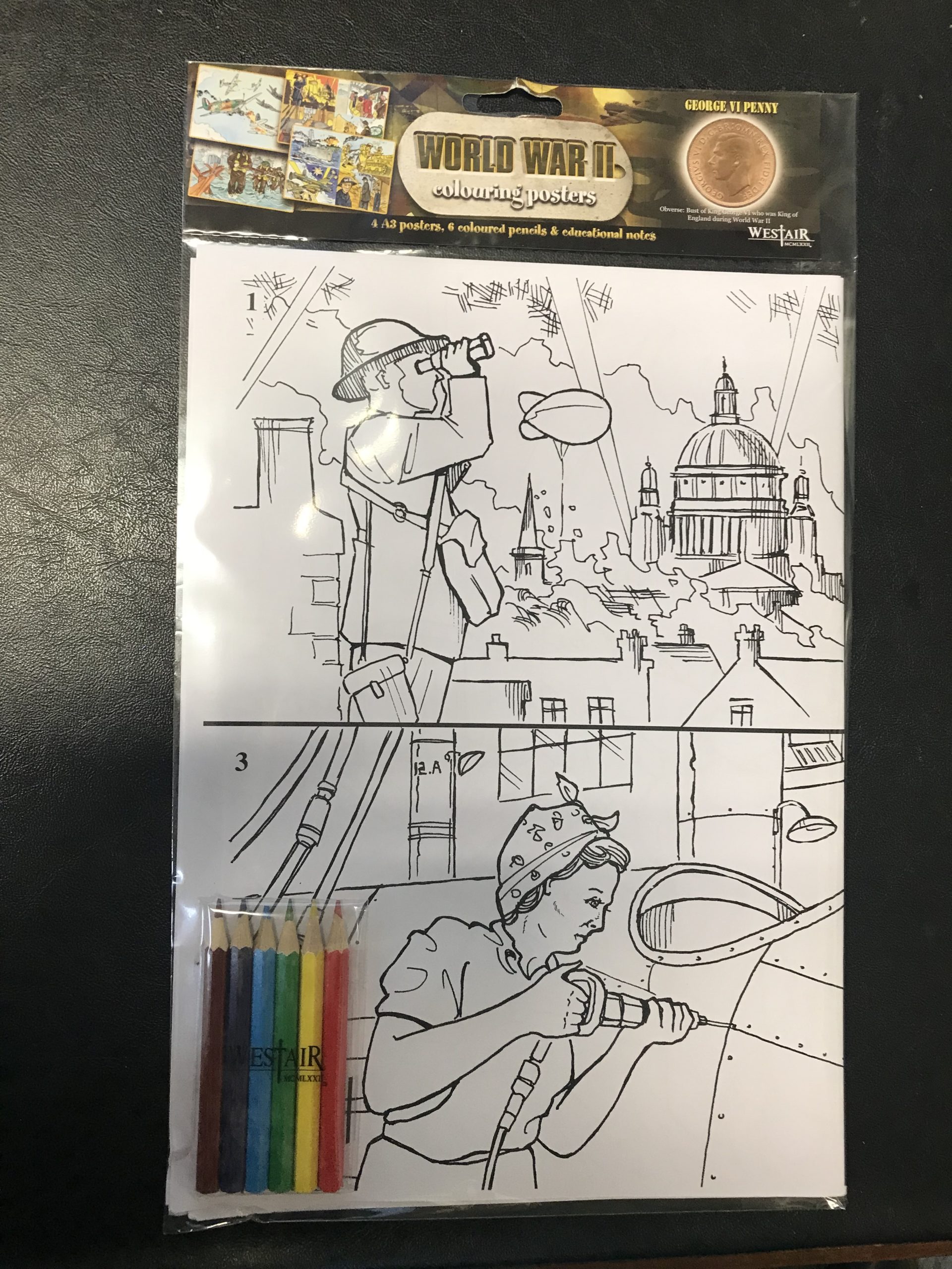 World War II Colouring Pack (large) - The Keep Military Museum