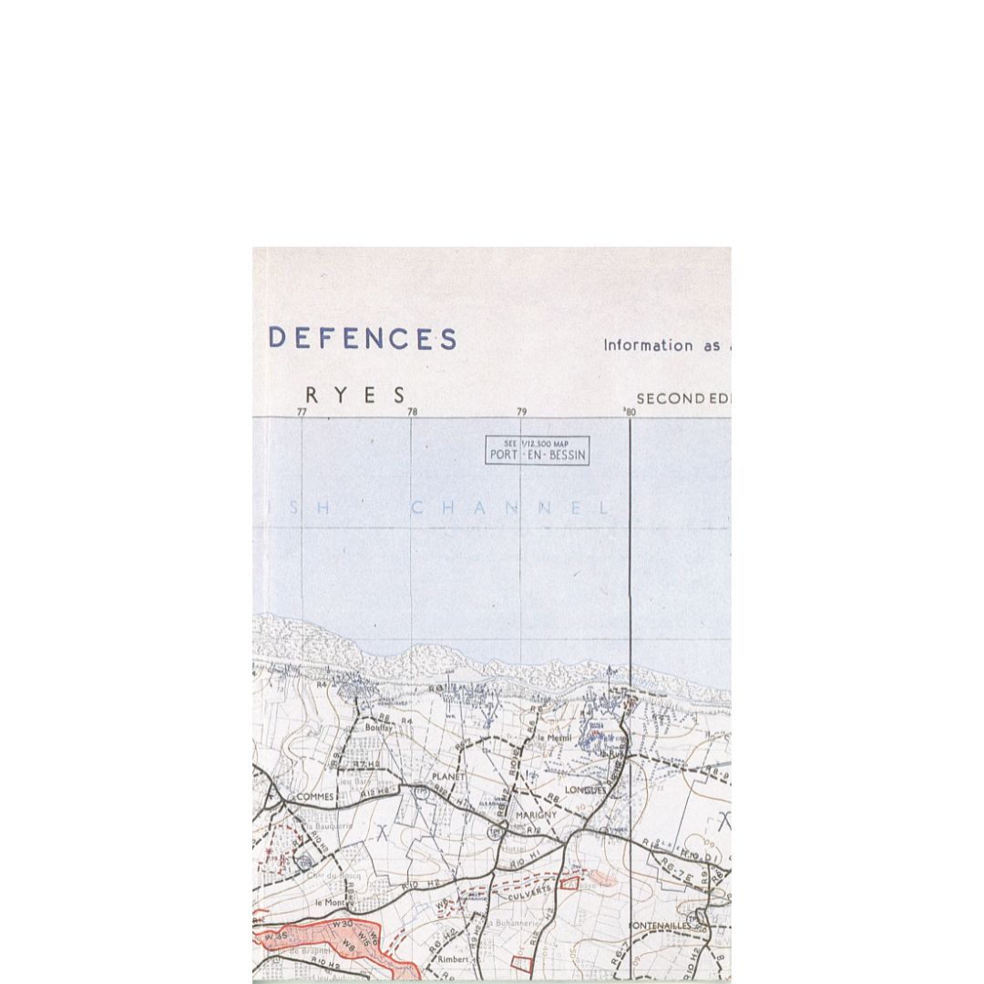 Reproduction D-Day Map - Ryes - The Keep Military Museum