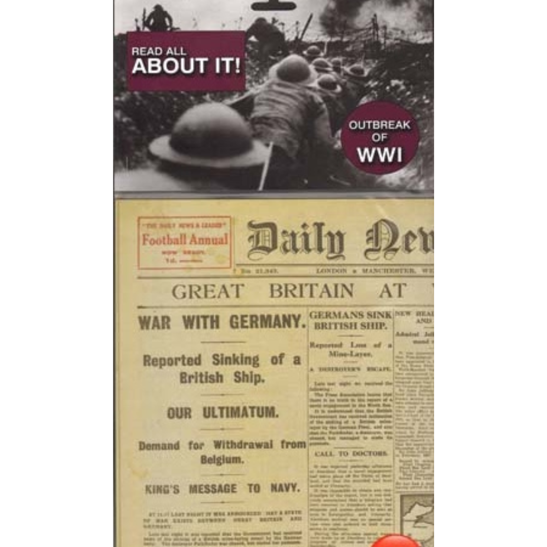 Outbreak of World War 1 - Replica Newspaper Pack - The Keep Military Museum