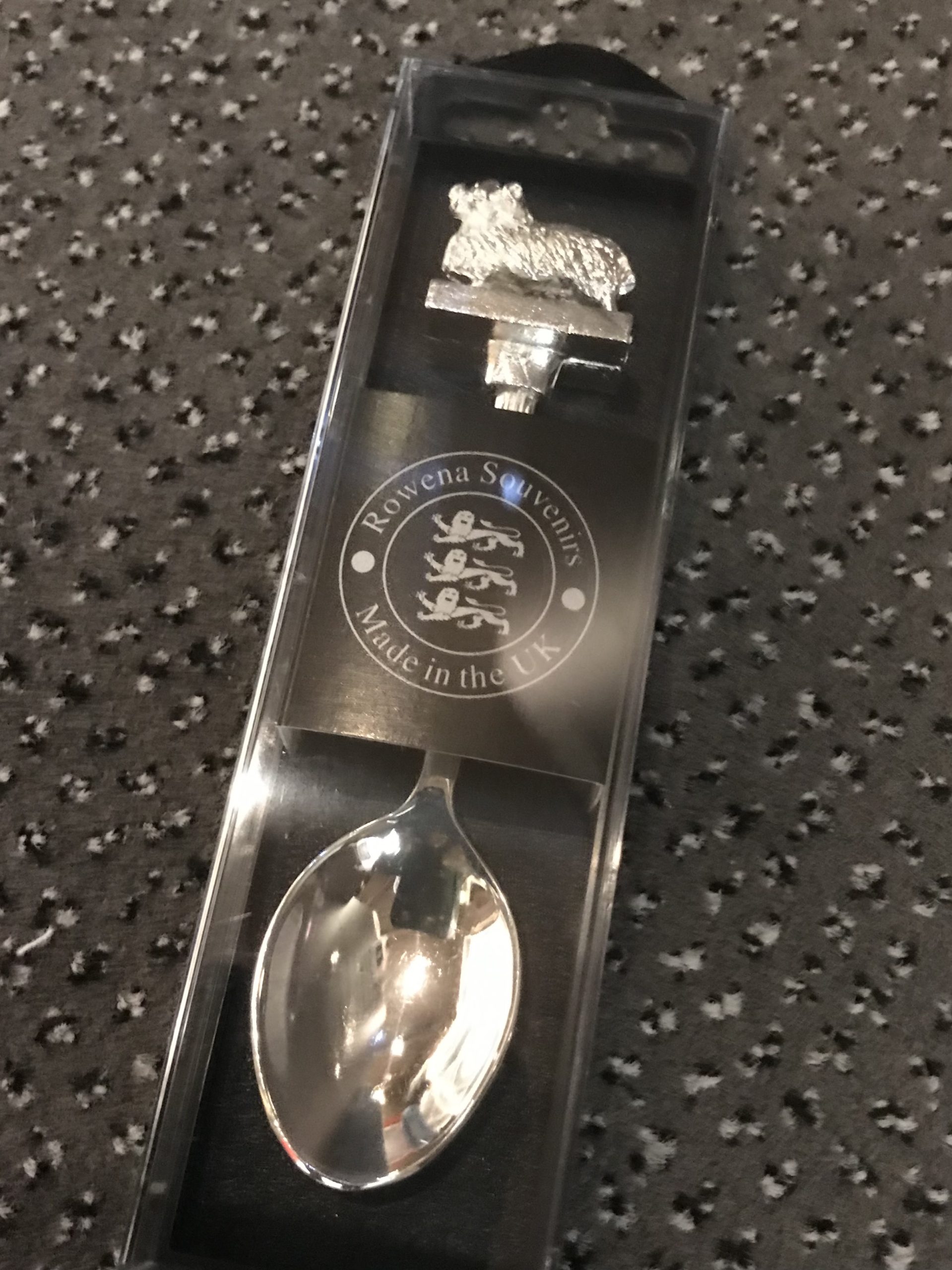 Silver Collectable Sheep / Ram Spoon - The Keep Military Museum