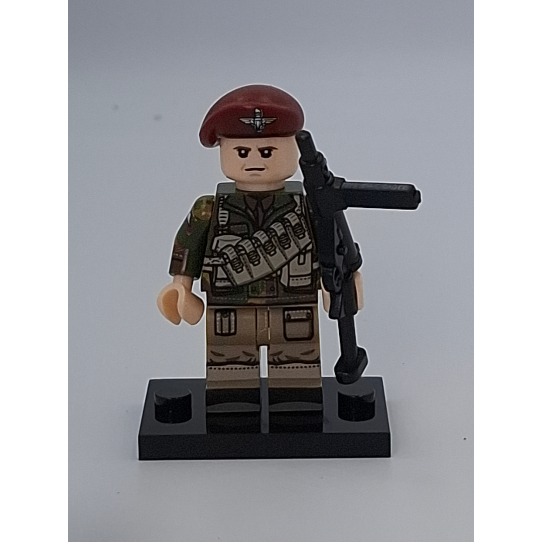 WW2 Minifigure British Paratrooper with Sten - The Keep Military Museum